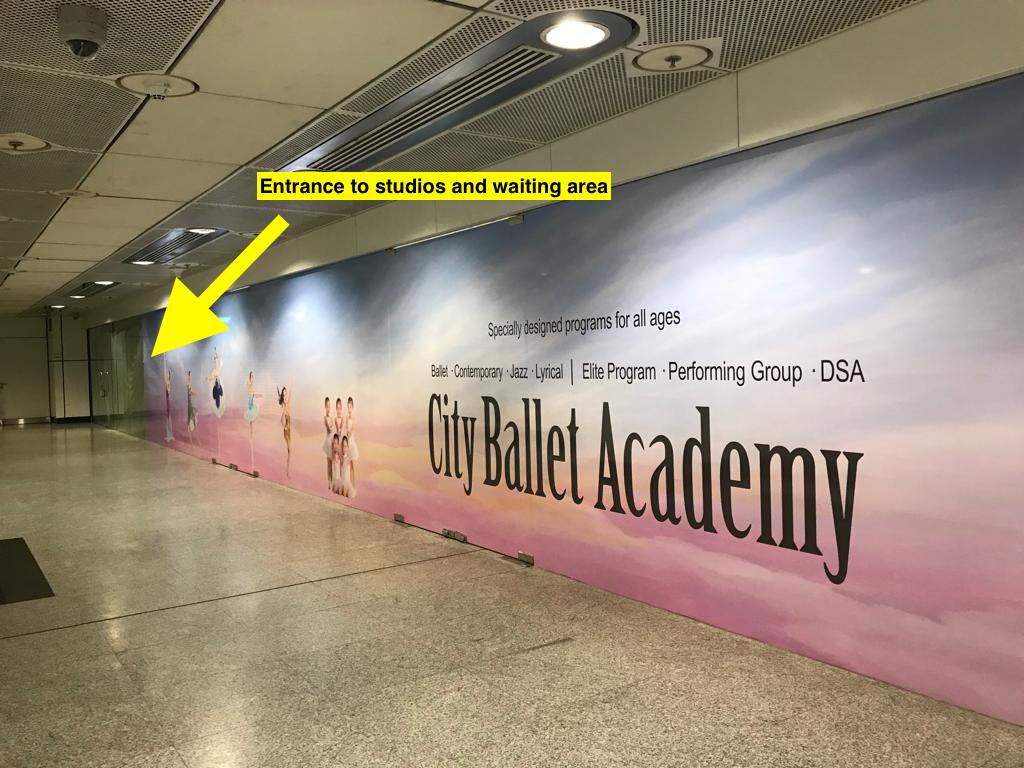 New Studios at Dhoby Ghaut MRT station officially opened! - City Ballet ...